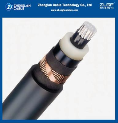 China 8.7/15kv Cabo de alimentação de tensão média YJLSV1x185/25mm2AL/SC/XLPE/SC/PVC/CWS/CTS/PVC IEC 60502-2 for sale