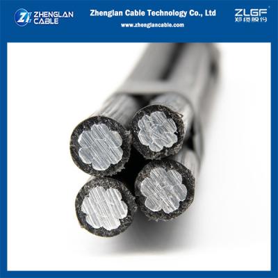 China 1KV ABC Cable 3x50+1x35mm2 Aluminum Core XLPE Insulated Aluminum Alloy XLPE Insulated NTP 370.254 for sale