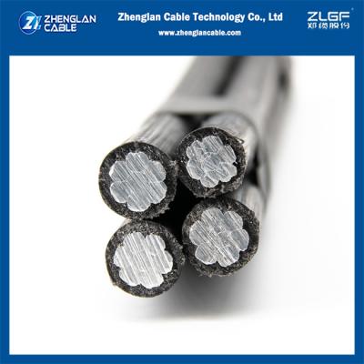 China Low Voltage Self Supporting Aerial Bundled Cable ABC 3x25+54.6mm2 with AAC/XLPE and AAAC/XLPE Conductors for sale