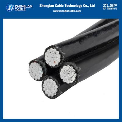 China 1KV Aerial Bundled Cable ABC 3x120+NA 1x70mm2 with AAC/XLPE and AAAC/XLPE Insulation for sale