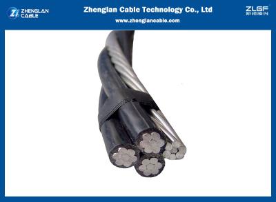 China 0.6/1kV Triplex Quad 4x95SQMM ABC Service Drop Cable for sale