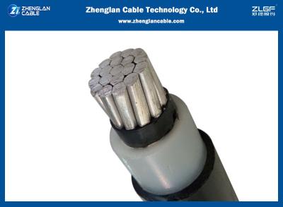 China Triple Layer 25KV 1Cx185qmm Spaced Aerial Cable AAC / XLPE / HDPE for sale