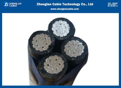 China AAC Conductor XLPE Fully Insulated 1kv Four Core ABC Cable for sale