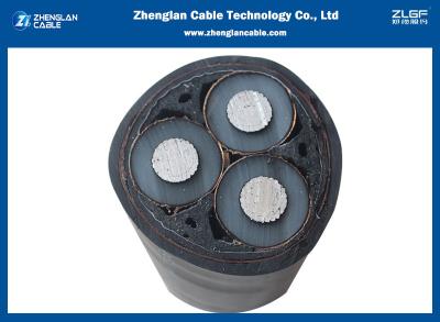 Cina medio di tensione di 3Cx185sqmm 18/30kv cavo il centro tre Unarmored in vendita