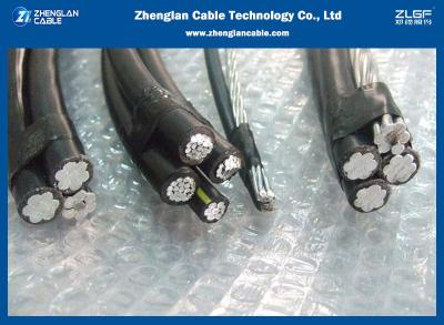 Cina 1kv cavo impacchettato aereo Cond. Cavo flessibile Quadruplex di servizio di Al 3x70+1x50mm2 in vendita