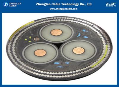 Китай 1 ядр 3 вырезает сердцевина из силовых кабелей напряжения тока STA/SWA бронированных средних XLPE изолировало 35KV бронированное продается