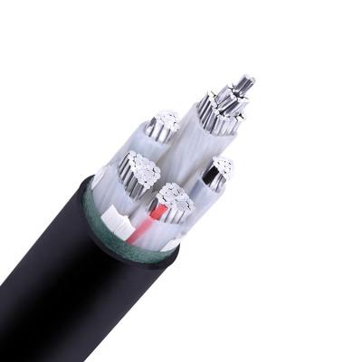 Cina PVC isolato 4+1 multi XLPE dei centri/Cu Unarmored del cavo inguainato PE (AL) /XLPE/PVC in vendita