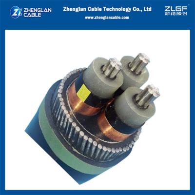 Cina Cavo di alluminio Al/SC/XLPE/SC/CTS/PVC VDE0276/IEC del centro 6-35KV 3 60502 parti 2 in vendita