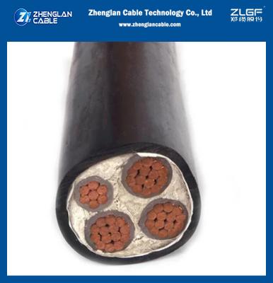 China Multicore STA Armoured Underground Power Cable 0.6/1KV 3/4/3+1 Cores Fire Resistant for sale