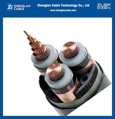 Cina Il nastro di rame del rame del centro ha schermato 3core il cavo 3x70sqmm 6.35/11kv XLPE isolato in vendita