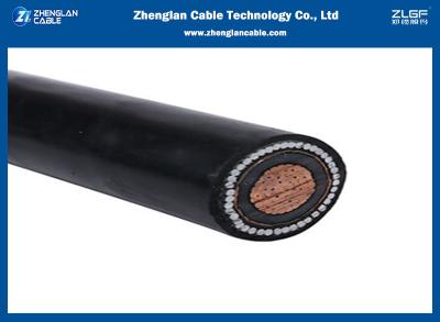 중국 0.6/1KV 저전압 PV PE는 갑옷을 입지 않은 케이블 1x120sqmm 하나의 핵 XLPE PVC를 외장했습니다 판매용