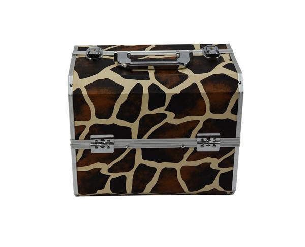 Quality 3 in 1 Aluminum Cosmetic Cases, Aluminum PU Cosmetic Carrying Case for sale