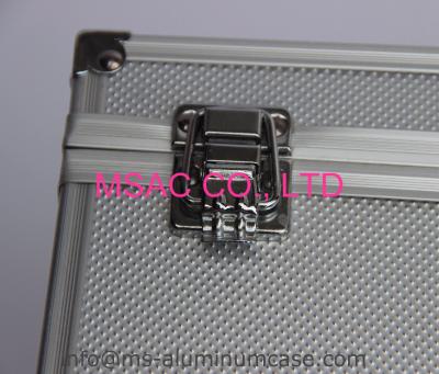 China Zilveren Diamond Aluminum Briefcase Tool Box, Lichtgewicht Afsluitbaar Aluminiumgeval Te koop