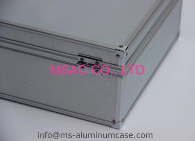 China Zilveren Diamond Aluminum Briefcase Tool Box, Lichtgewicht Afsluitbaar Aluminiumgeval Te koop