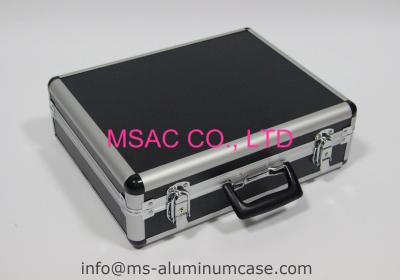 China Cerradura incombustible del panel uno del negro de aluminio fuerte del estuche rígido del equipo para la seguridad en venta