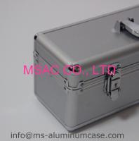 China Silver Empty Aluminum Equipment Cases , Custom Aluminium Tool Case for sale