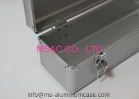 China Silver Empty Aluminum Equipment Cases , Custom Aluminium Tool Case for sale