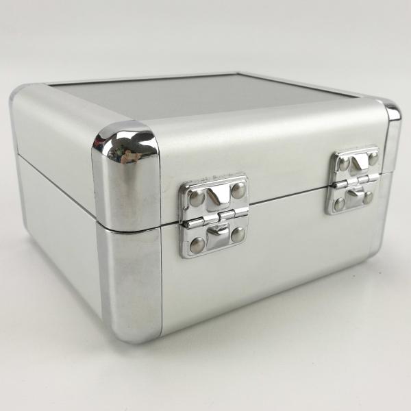 Quality Middle Aluminium Storage Box 90 Degree Open Small Aluminum Empty Case for sale