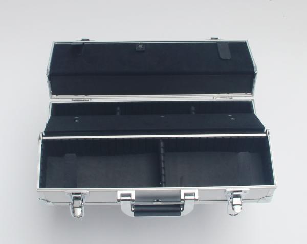 Quality Silver Lockable Aluminum Storage Box , Double Door Open Aluminium Tool Case for sale