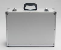 China Silver Aluminum Tool Case With Pick And Pluck Foam Insert for sale