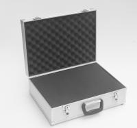 China Silver Aluminum Tool Case With Pick And Pluck Foam Insert for sale