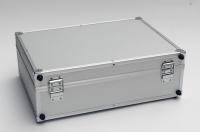 China Silver Aluminum Tool Case With Pick And Pluck Foam Insert for sale