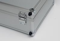 China Silver Aluminum Tool Case With Pick And Pluck Foam Insert for sale