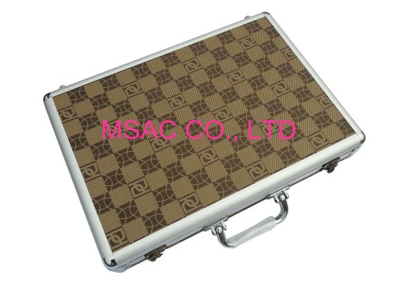 Quality Durable Padded Aluminum Case Big Space , Red Lining Aluminum Tool Case for sale