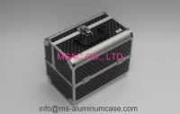 China Custom Black Aluminium Cosmetic Case for sale