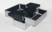 China Custom Large Aluminium Vanity Case , Lockable Aluminum Makeup Case for sale