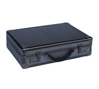 Quality Multi - Purpose Black Aluminium Briefcase , Pilot Aluminum Attache Briefcase for sale