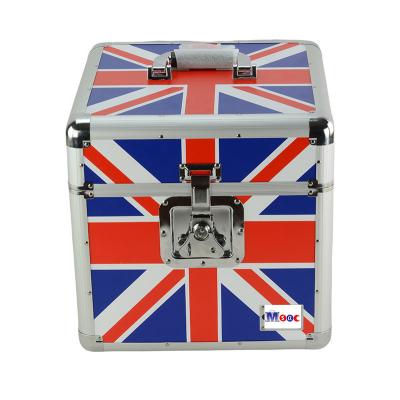 Κίνα Συνήθεια LP 100 βινυλίου περίπτωση αποθήκευσης 12» αργιλίου DVD/CD αποθήκευσης περίπτωσης μέσων αργιλίου προς πώληση