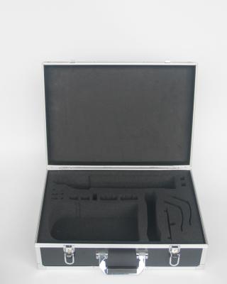 China Aluminum Stander Tool Box 18*13*6 inch, Tool Transport Case With Shoulder Strap Easy For Carry for sale