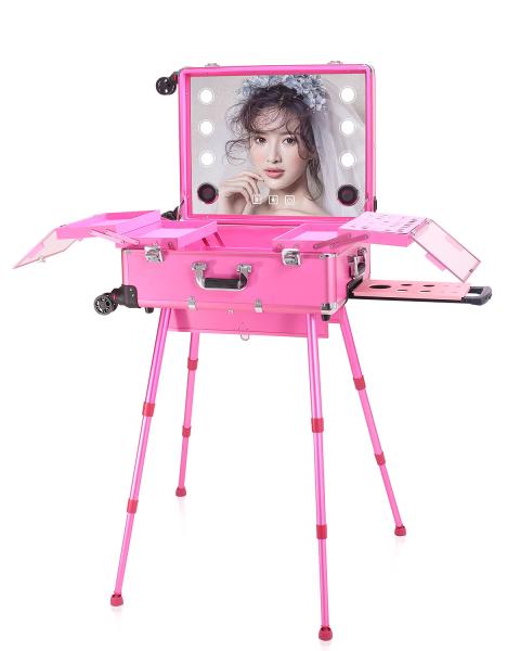Quality Professional Bluetooth Aluminum Makeup Case With Light Size 580 * 450 * 220mm Multi Color for sale