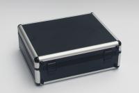 China Black ABS Aluminm Tool Box With Pre Cut Foam Insert for sale