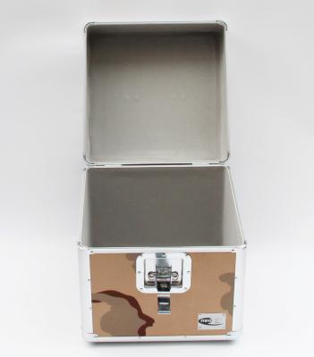 China LP 100 12'' Aluminum Record Carrying Case Camouflage Color for sale