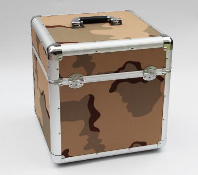 China LP 100 12'' Aluminum Record Carrying Case Camouflage Color for sale