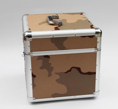 China LP 100 12'' Aluminum Record Carrying Case Camouflage Color for sale