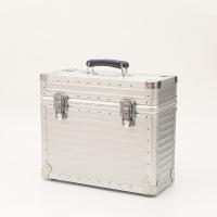 China Aluminum Pilot Case Silver Flight Box With Customized Lining for sale