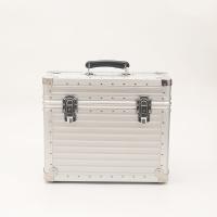China Aluminum Pilot Case Silver Flight Box With Customized Lining for sale
