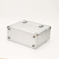 China Aluminum Pilot Case Silver Flight Box With Customized Lining for sale