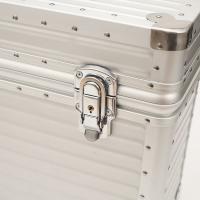 China Aluminum Pilot Case Silver Flight Box With Customized Lining for sale