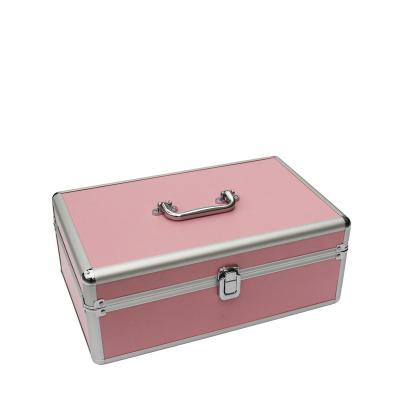 China ODM de aluminio de aluminio rosado del OEM de la caja que lleva de la caja de almacenamiento de la herramienta de Euipment en venta