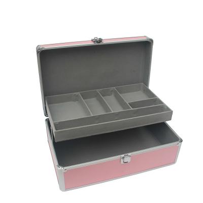 Cina L'alluminio di alluminio rosa della valigia della scatola di stoccaggio dello strumento di Euipment ha personalizzato in vendita