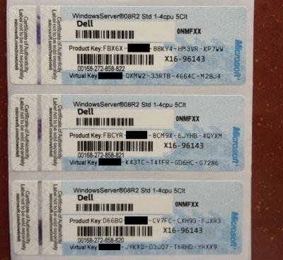 China OEM 7 COA KEY Online Activate DHL Free Shipping COA Sticker for sale