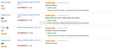 China Over thousands of sales W7 OEM COA 100% Online Activation Pro Red or Blue Version 100% Customer Satisfied for sale