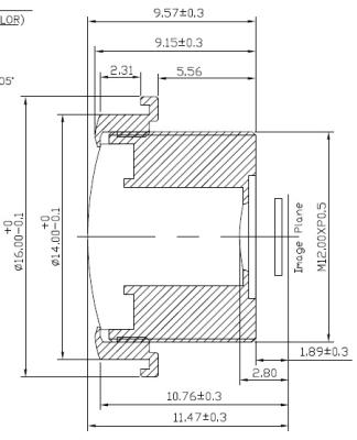 中国 1/3インチイメージフォーマットとオート/マニュアルフォーカスタイプのブラックカーカメラレンズ 販売のため