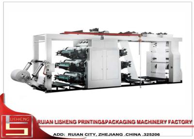 China PLC Control Six Colors Flexo Printing Machine Double Side Printing With Doctor Blade for sale