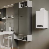 China Variable Power Output Wall Hung Gas Boiler Programmable Controls for sale