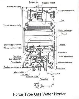 China Low Pressure Flue Type Instant Gas Water Heater High Reliability For Hot Water Supply for sale